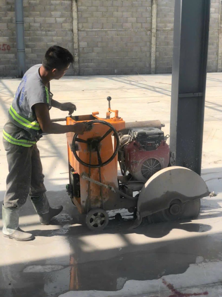 Cắt Rãnh Ramp Dốc Tầng Hầm Hà Nội 0985.999.310 Cực Đẹp