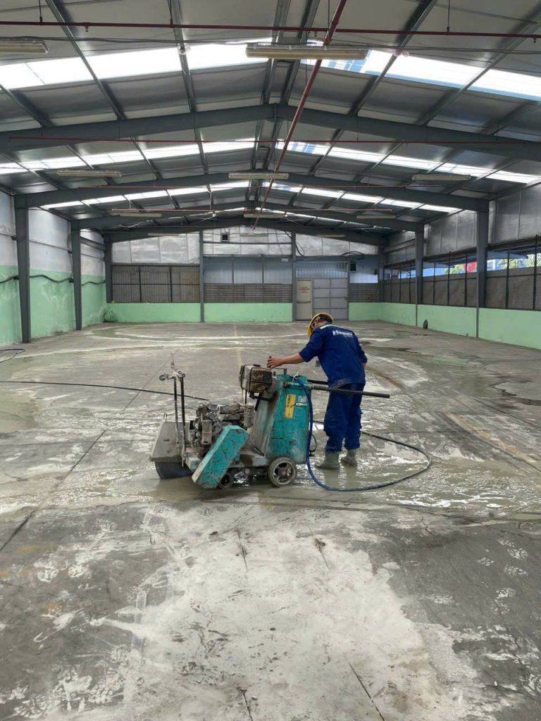 Cắt Rãnh Ramp Dốc Tầng Hầm Hà Nội 0985.999.310 Cực Đẹp